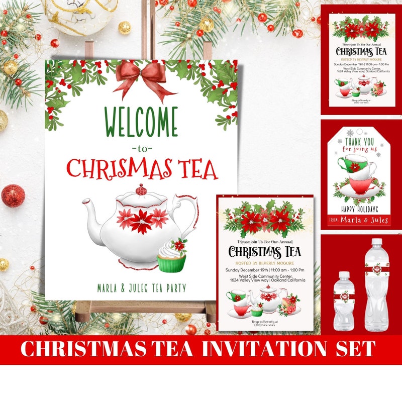Christmas Tea Party - Etsy