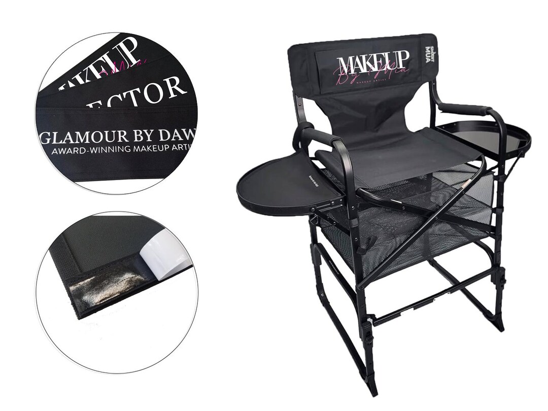 Personalized Velcro Patches for Tuscany Pro Smart Makeup Chairs - Etsy