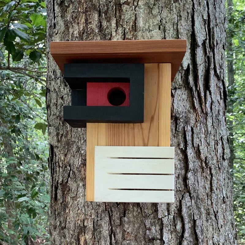 Mid Century Modern Bird House - Etsy