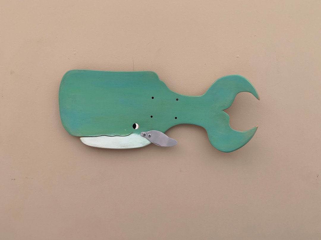 Small Upcycled Skateboard Sea Foam Green Sperm Whale Handmade - Etsy