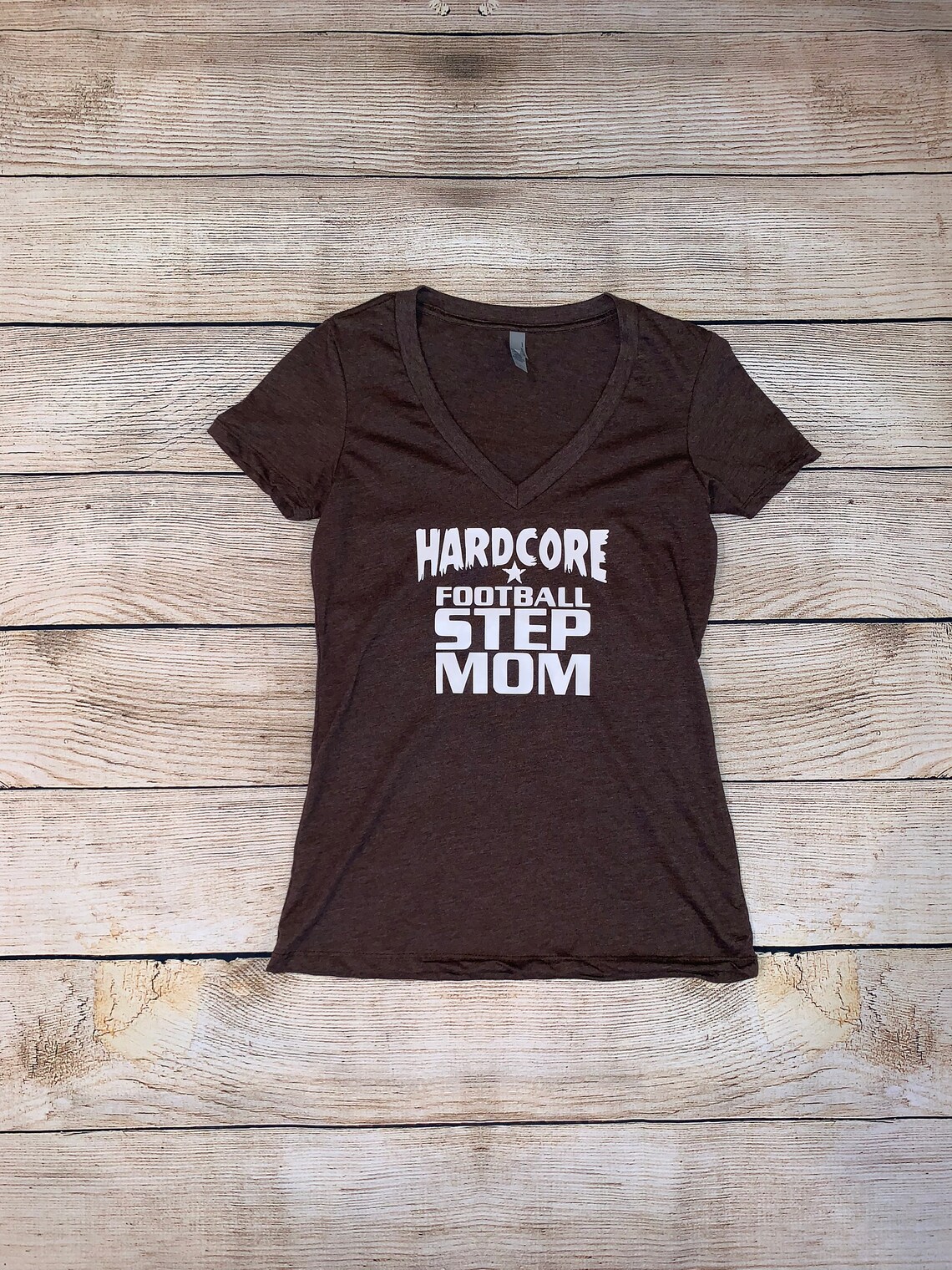 Hardcore Football Stepmom Shirt Football Stepmom Shirts Etsy