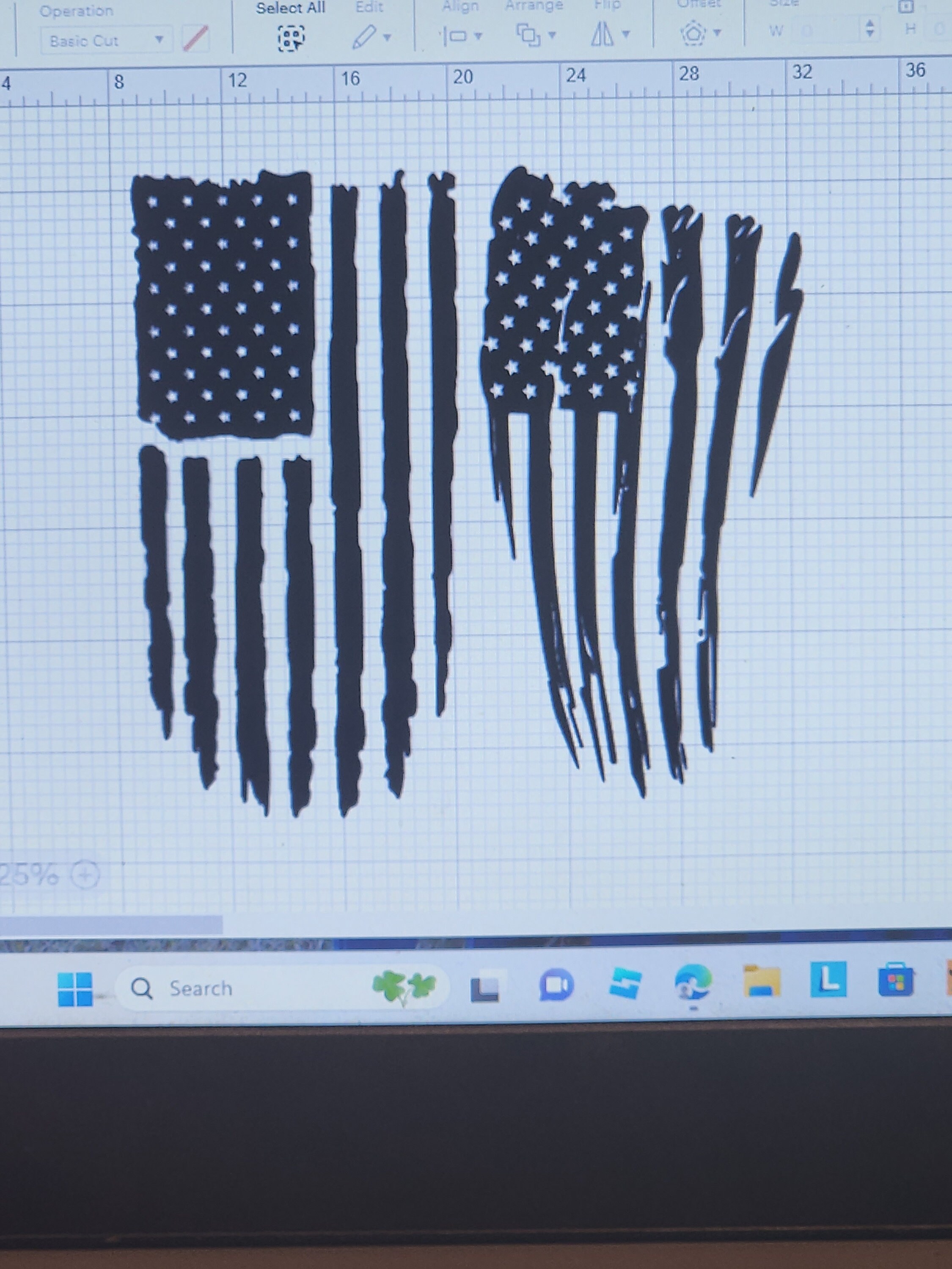 Rustic American Flag Auto Decal - Etsy