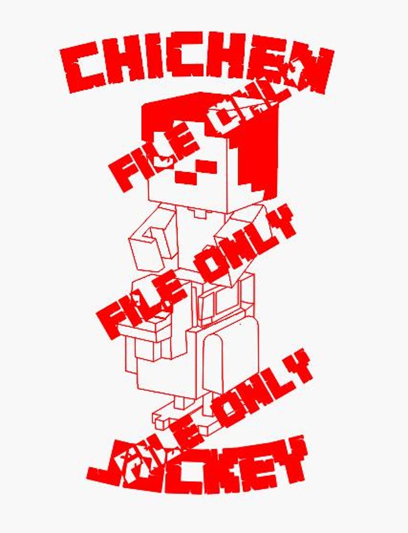 Chicken Jockey SVG Lightburn XCS File Only - Etsy Australia
