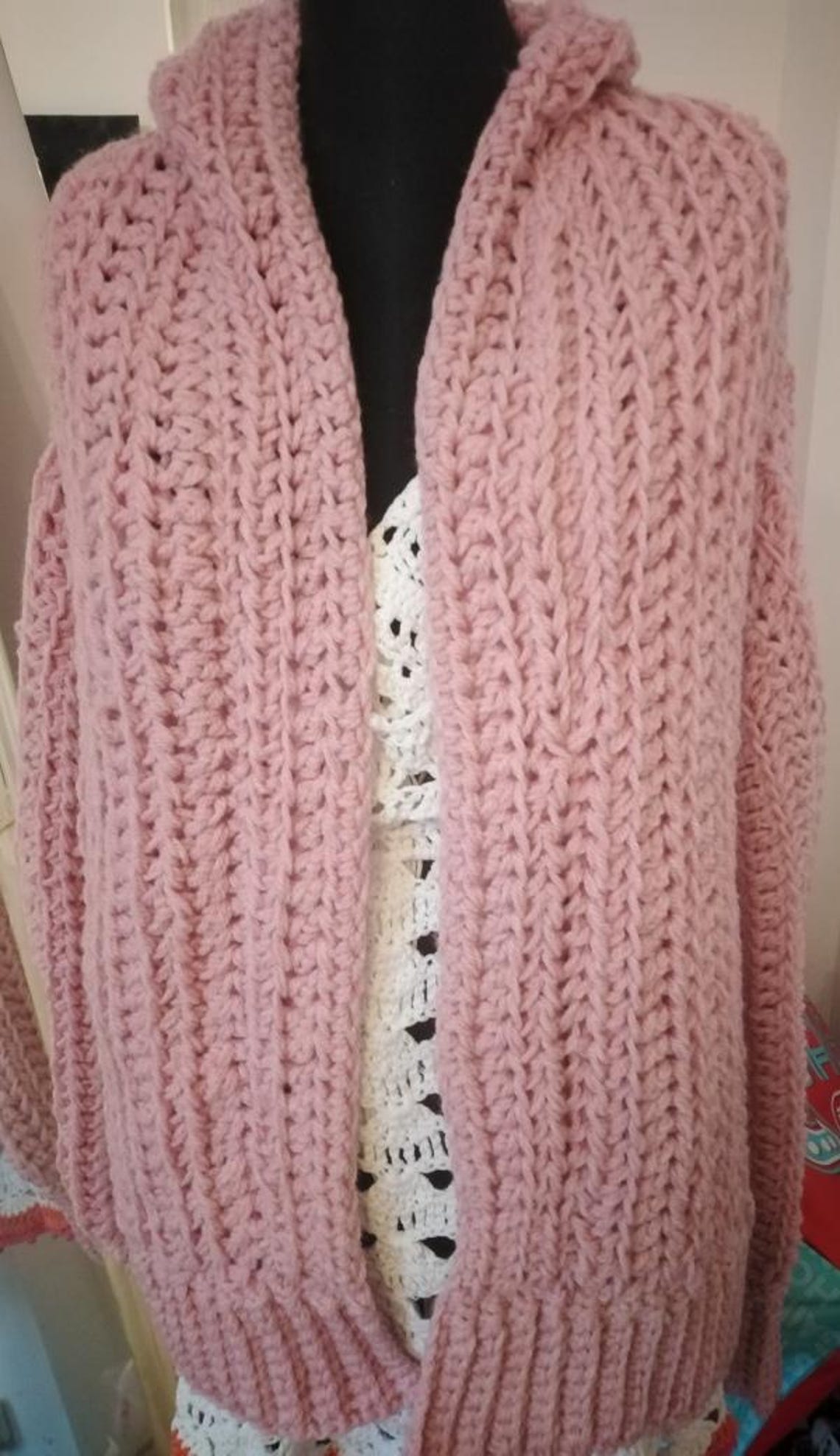 Ariana Grande Inspired Crochet Cardigan - Etsy