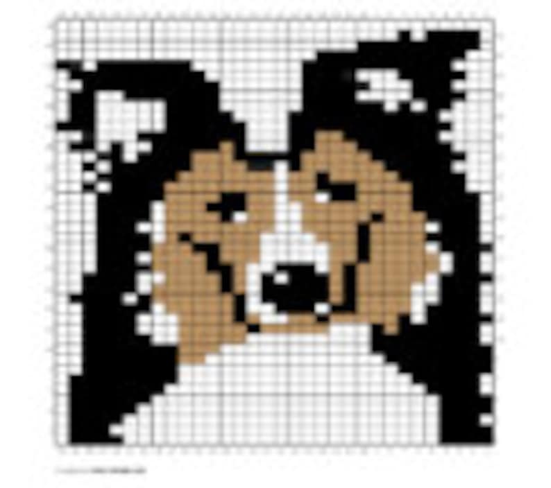 Sheltie Graph Pattern - Etsy