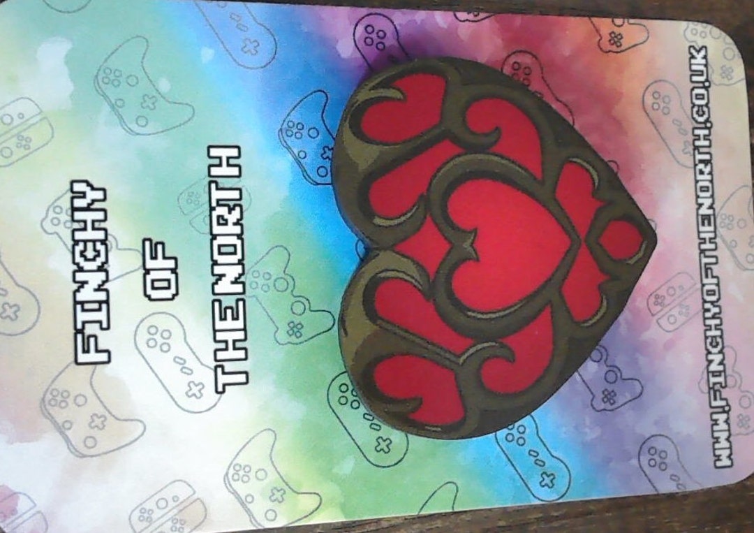 Heart Container CHARITY Pin Badge - Etsy