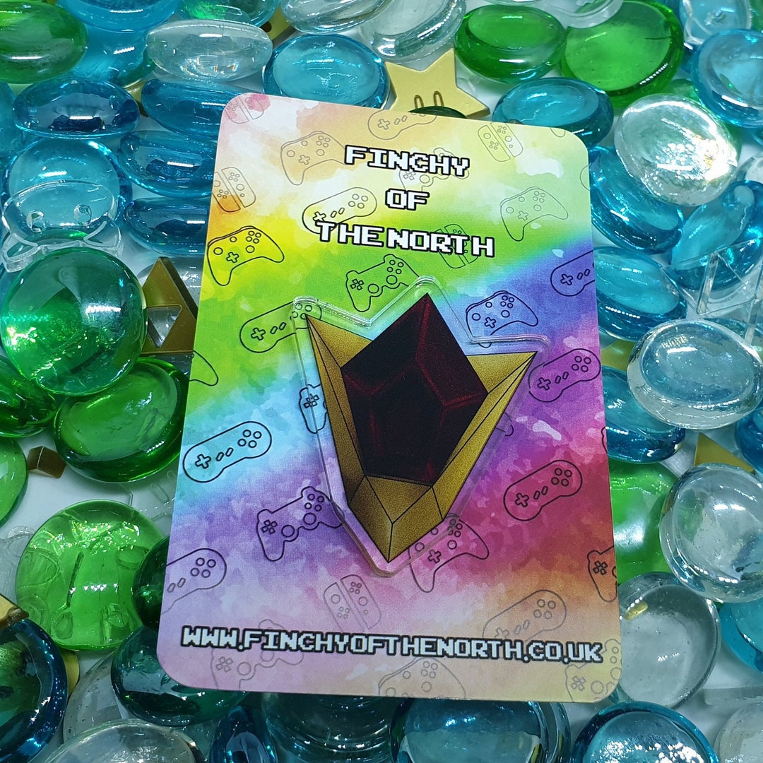 Red Fire Stone CHARITY Pin Badge - Etsy