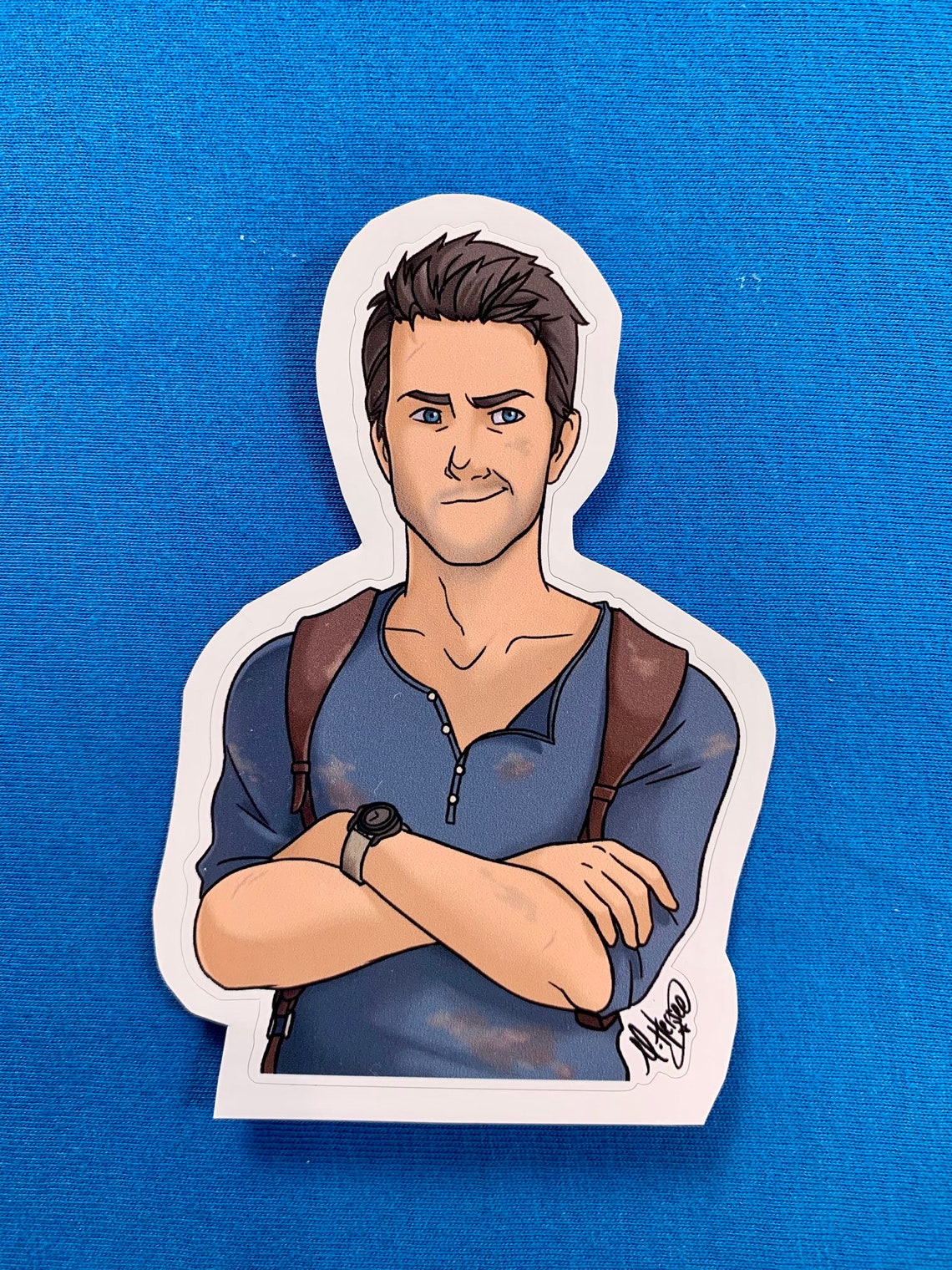 Uncharted Nathan Drake Sticker - Etsy