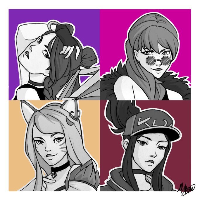 Kda - Mini Print - Etsy