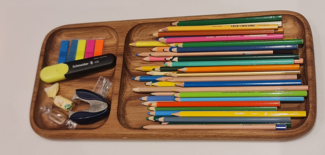 Rectangular Shape Solid Oak Wood Tray . - Etsy