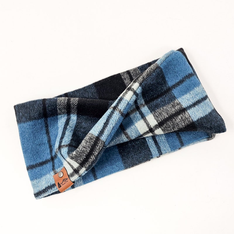 Plaid Infinity Dog Scarf - Etsy UK