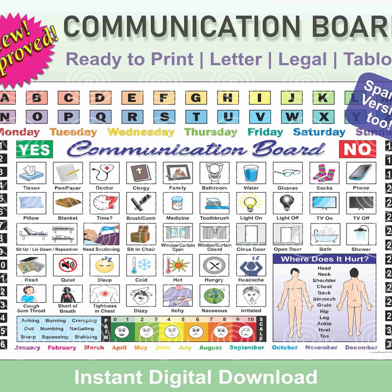 Communication Board - Etsy
