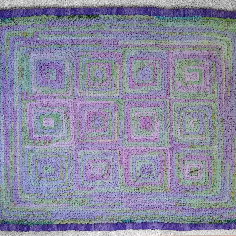 Locker Hooked Rug - Etsy