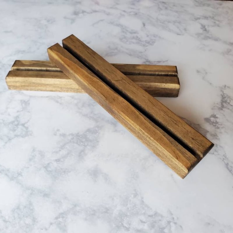 Wooden Card Holder - Etsy