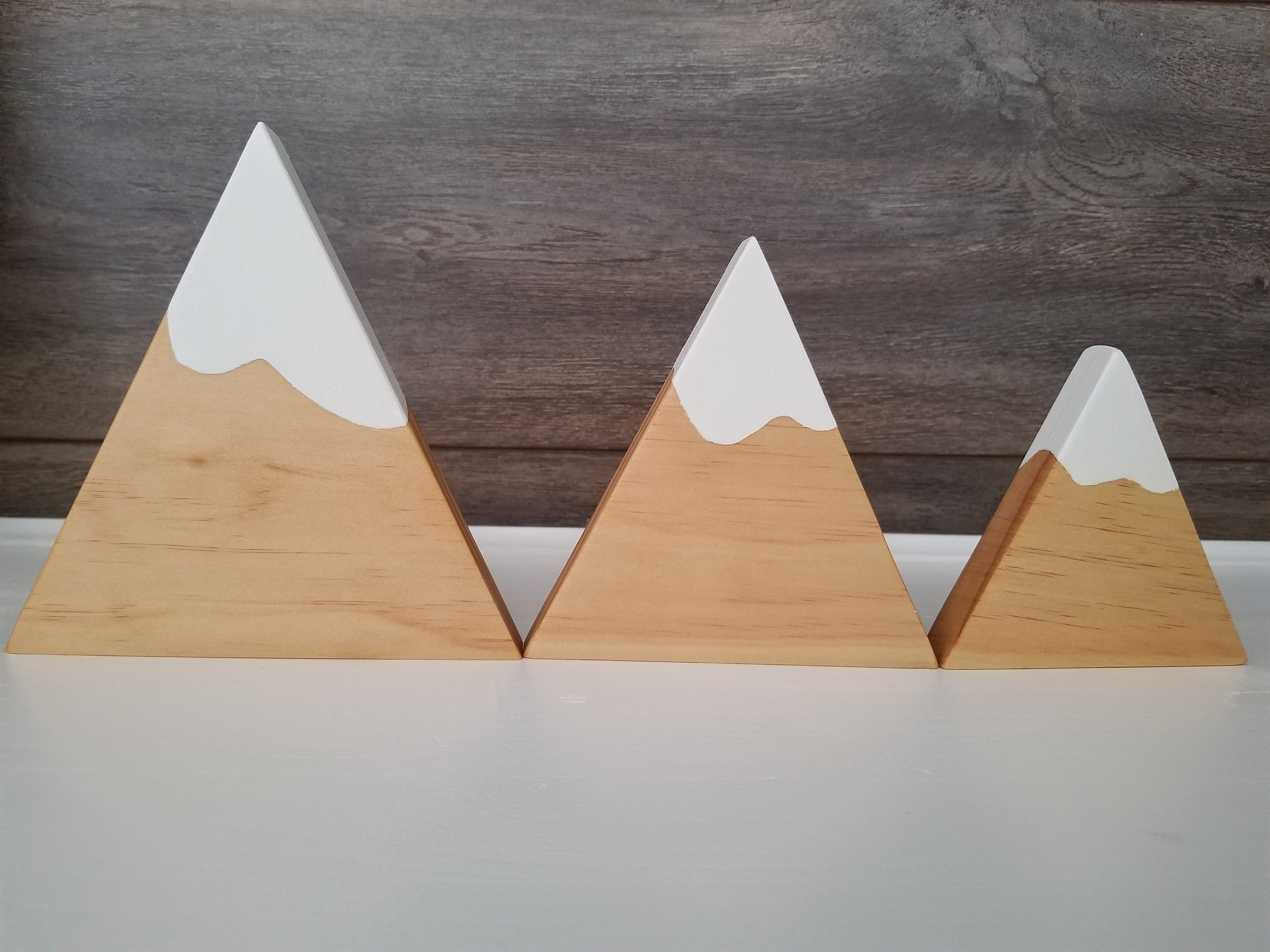 Wooden Mountains Mountain Decor Nursery Decor Kids Room - Etsy