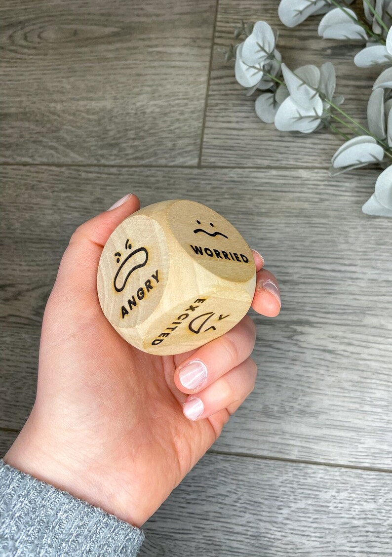 Emotions Dice Feelings Dice Emotional Literacy Resource - Etsy UK