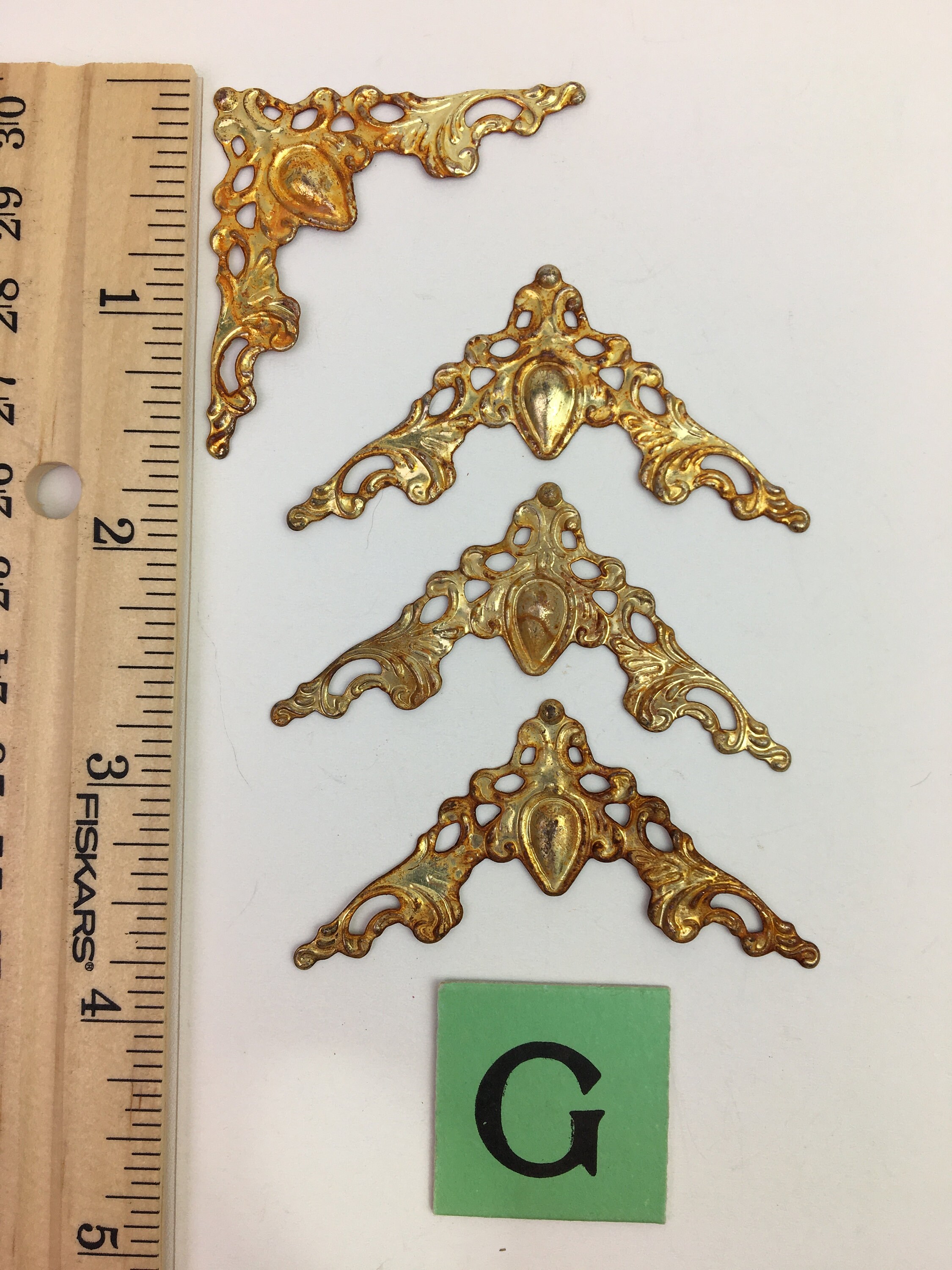 Filigree Vintage Style Fancy Book Corner Embellishments | Etsy