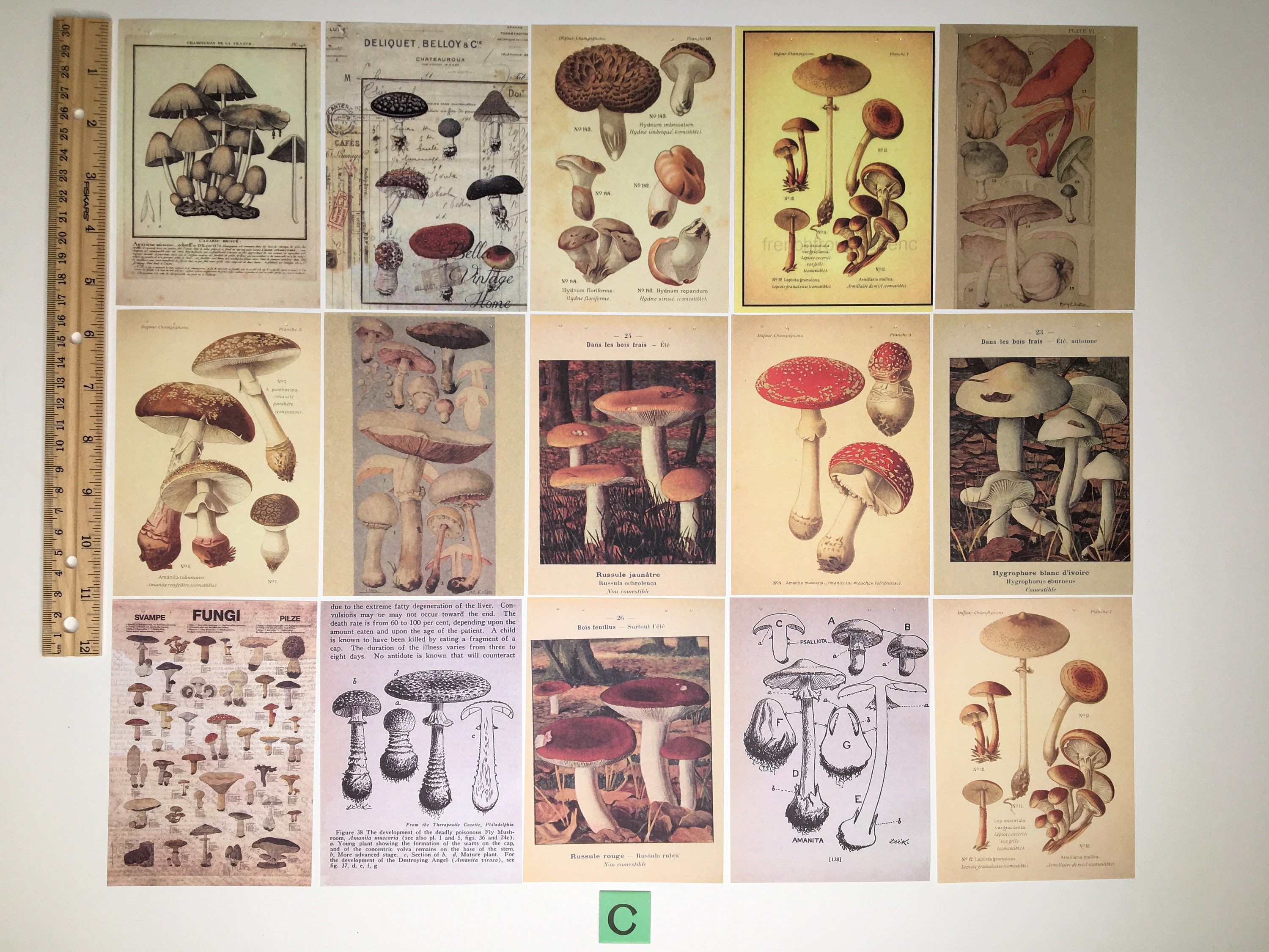 Vintage Style Pages staple Marks at Top of Pages - Etsy