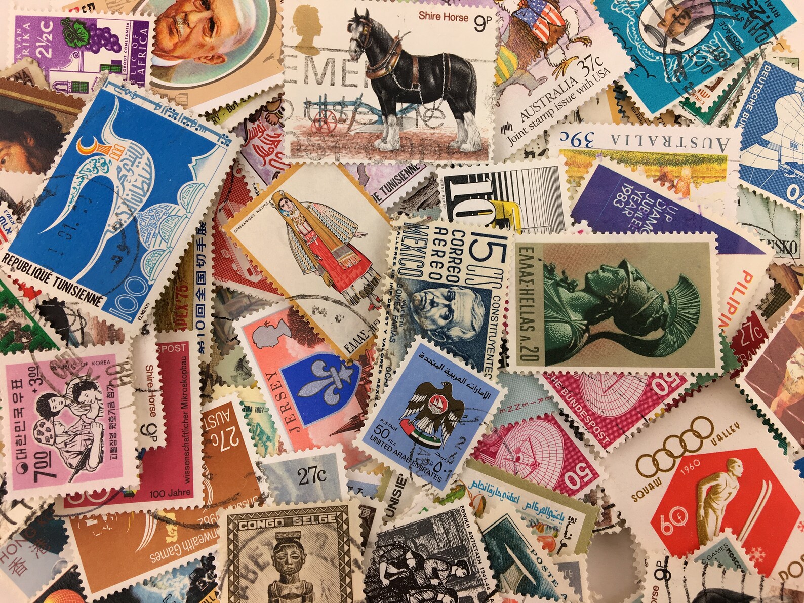 Vintage Postage Stamps | Etsy