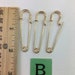 Large Vintage Style Safety Pin's - Etsy