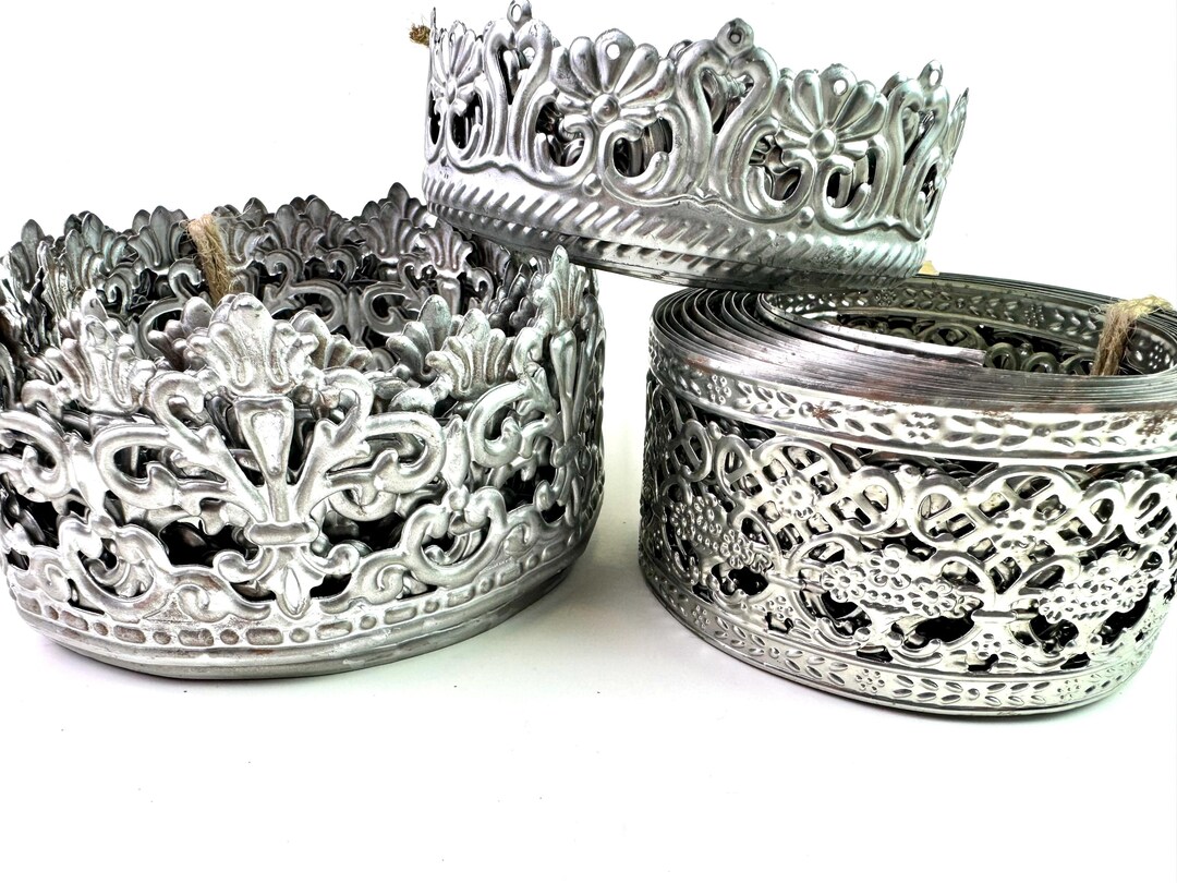 Stamped Metal Lace, Flexible, Filigree, Bendable - 9 1/2 Feet - Etsy