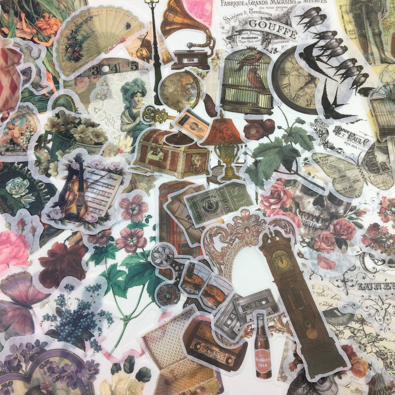 Vintage Stickers - Etsy