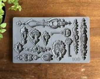 Iron Orchid Designs - Lock & Key Mould - Etsy