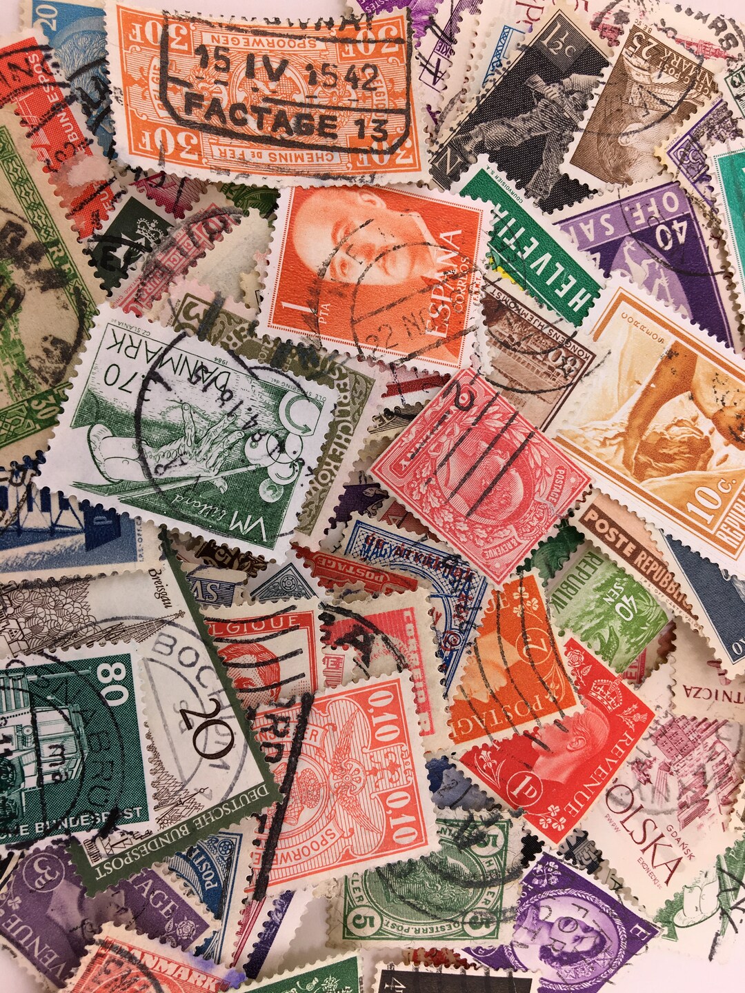 Vintage Postage Stamps - Etsy