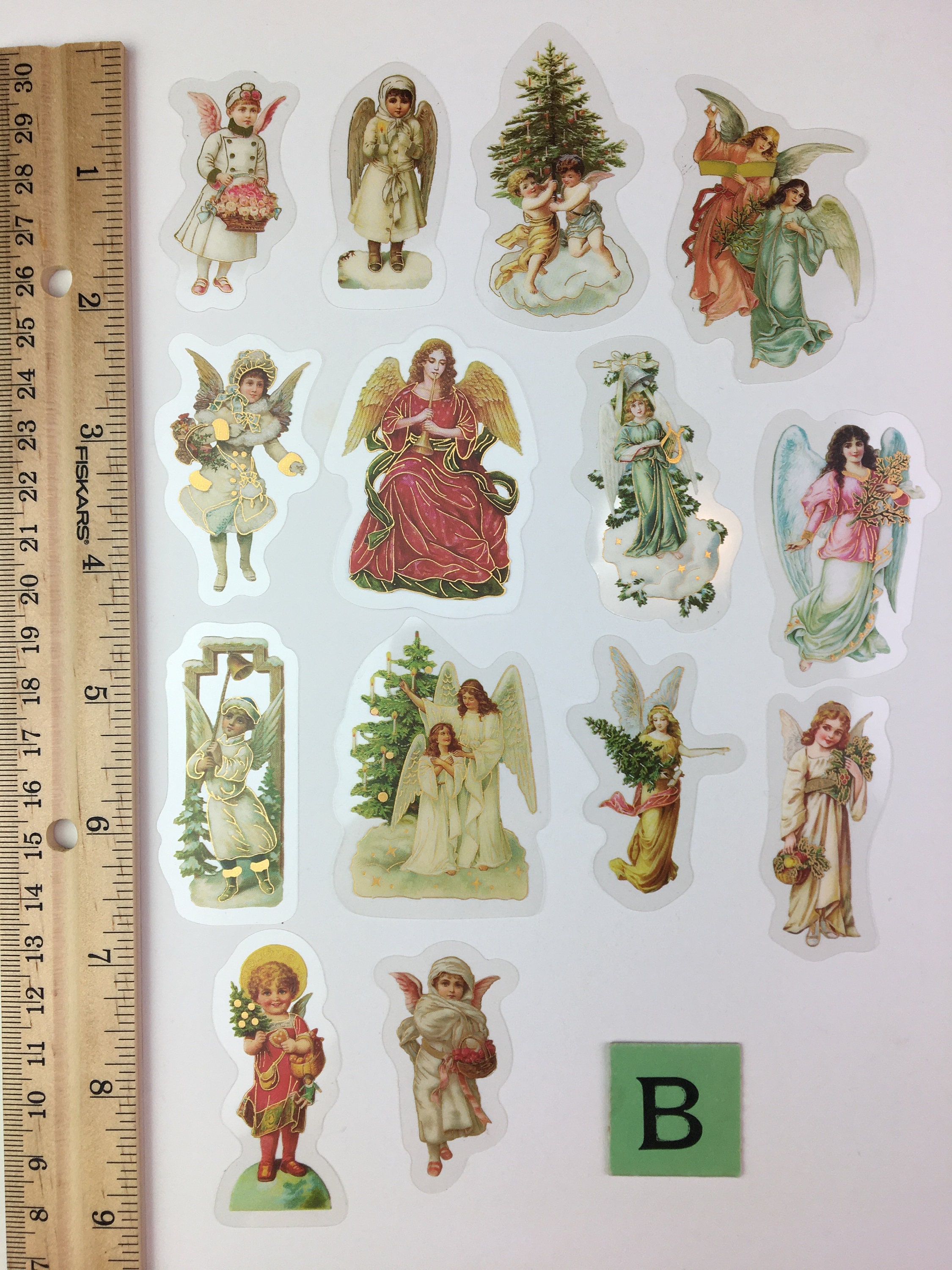 Vintage Christmas Embellishment Sticker Sets 811 - Etsy