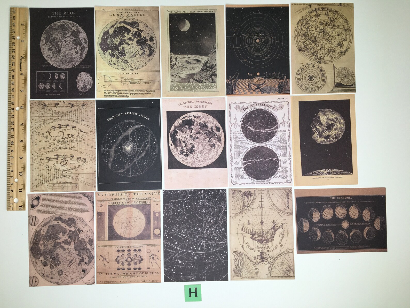 Vintage Style Pages staple Marks at Top of Pages - Etsy