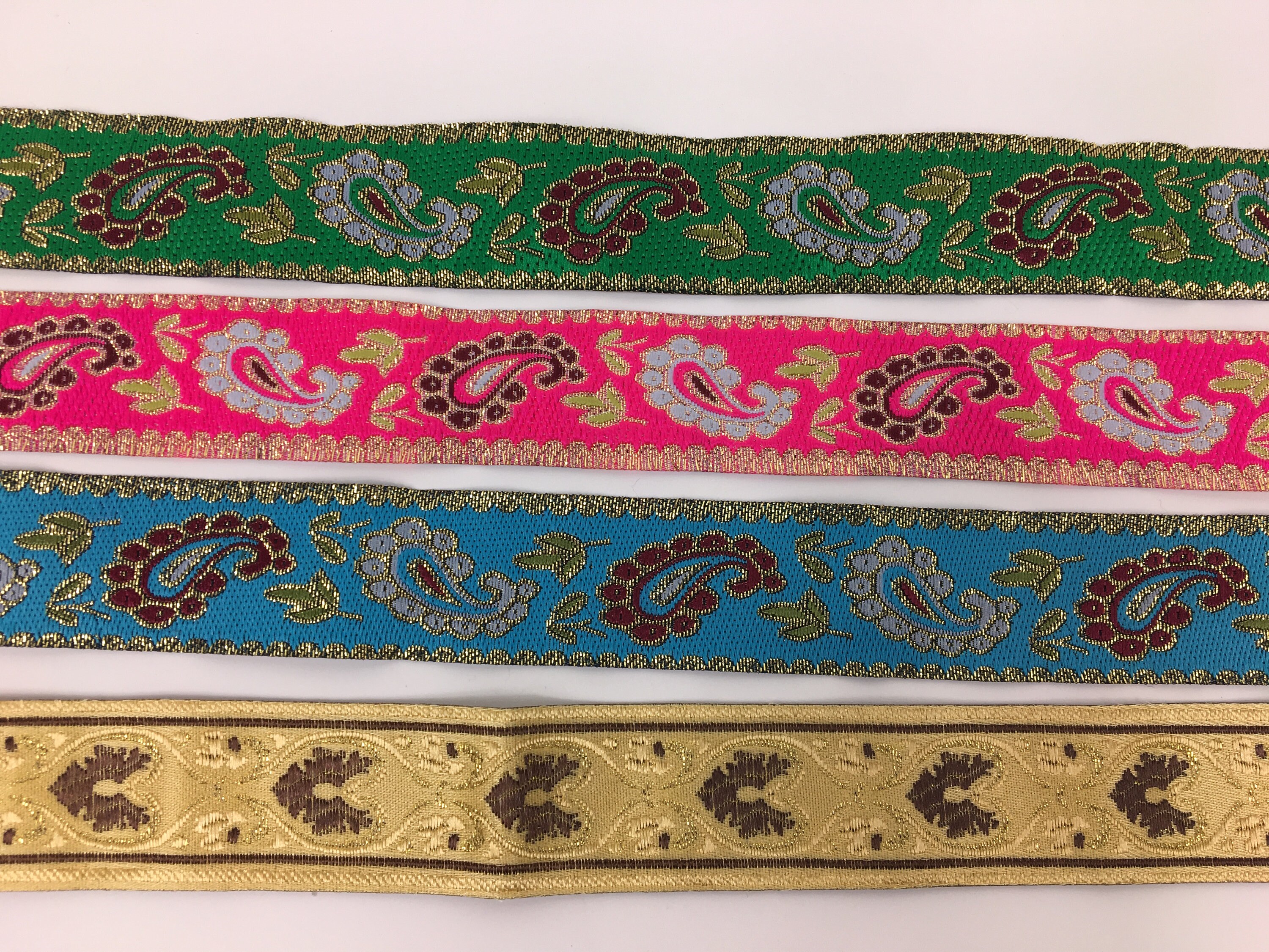 Brocade Paisley Trim - Etsy