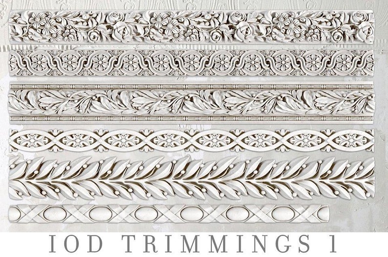 Trimmings 1 Mould by Iron Orchid Designs - Etsy