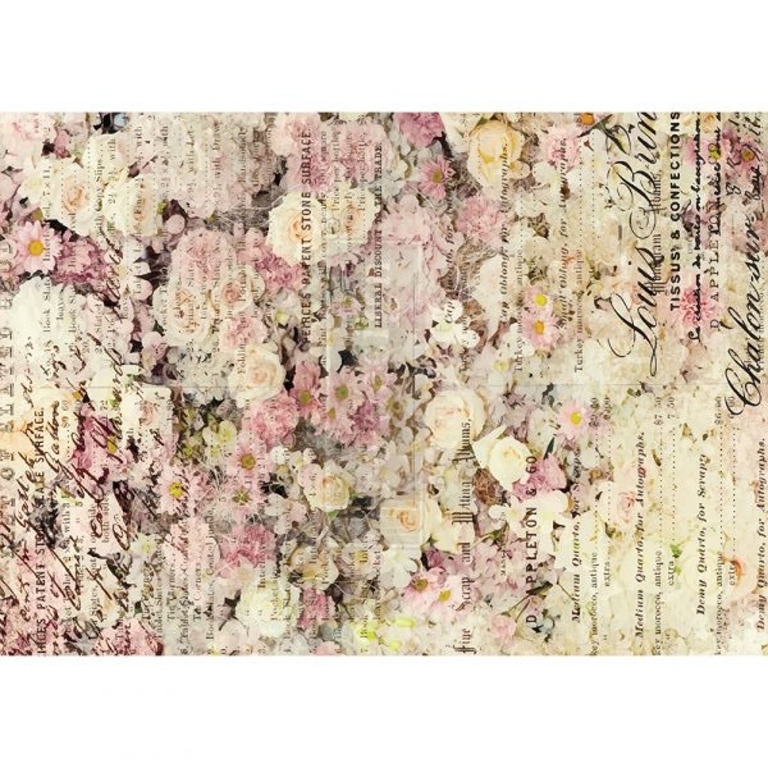 Floral & Dream Decoupage Paper - Etsy