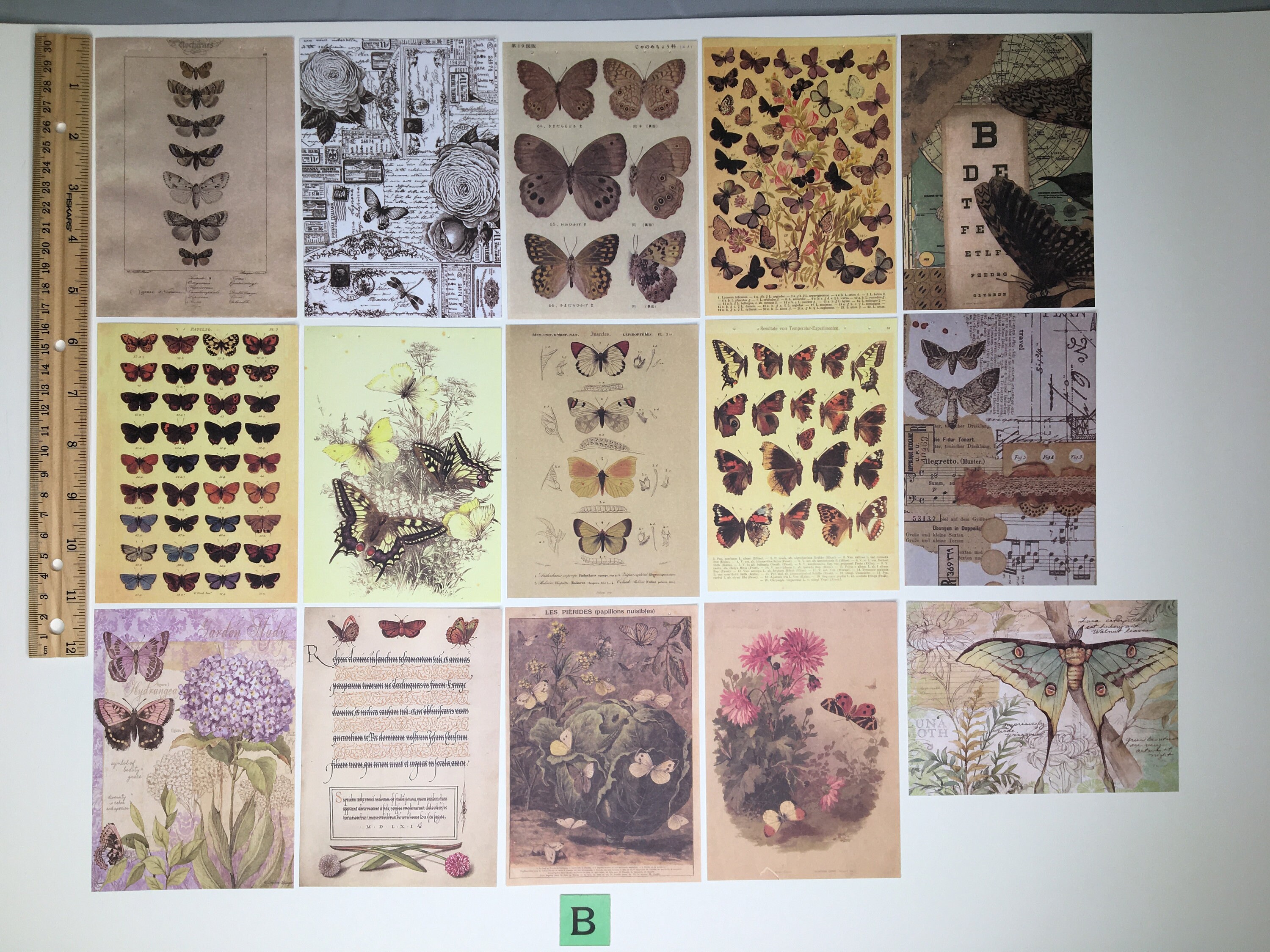 Vintage Style Pages staple Marks at Top of Pages - Etsy