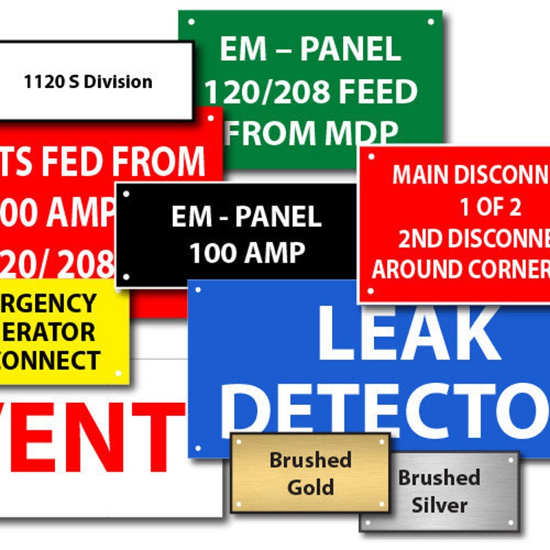 Custom Electrical Labels - Etsy