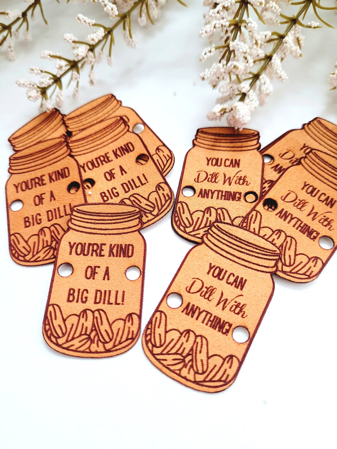 1.75 Inch Pickle Jar Positive Message for Handmade Positive Pickles ...