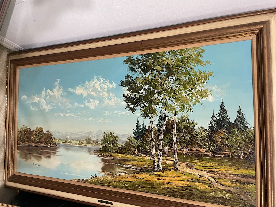 R Heyer Artist Oil Painting - Etsy