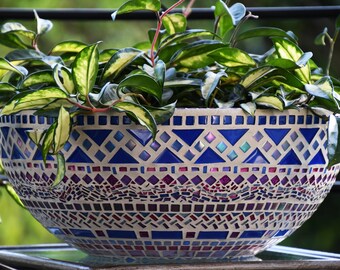 Mosaic pots | Etsy