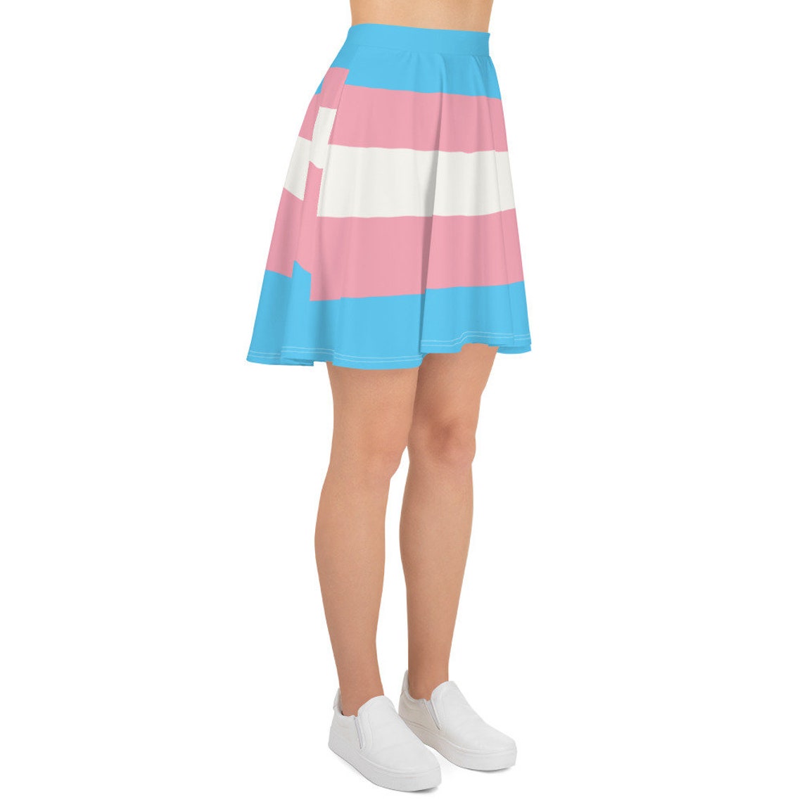 Transgender Pride Flag Skater Skirt - Etsy
