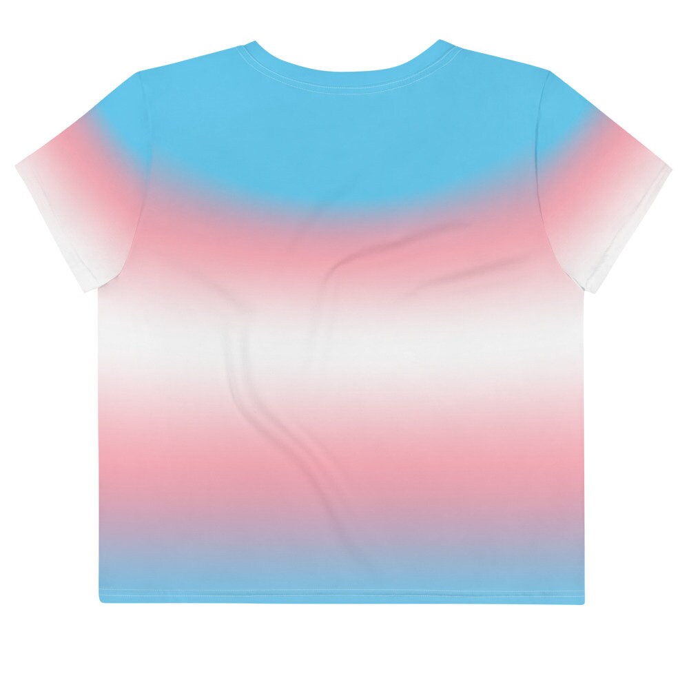 Transgender Pride Crop Top - Ombre Gradient Fade - Etsy