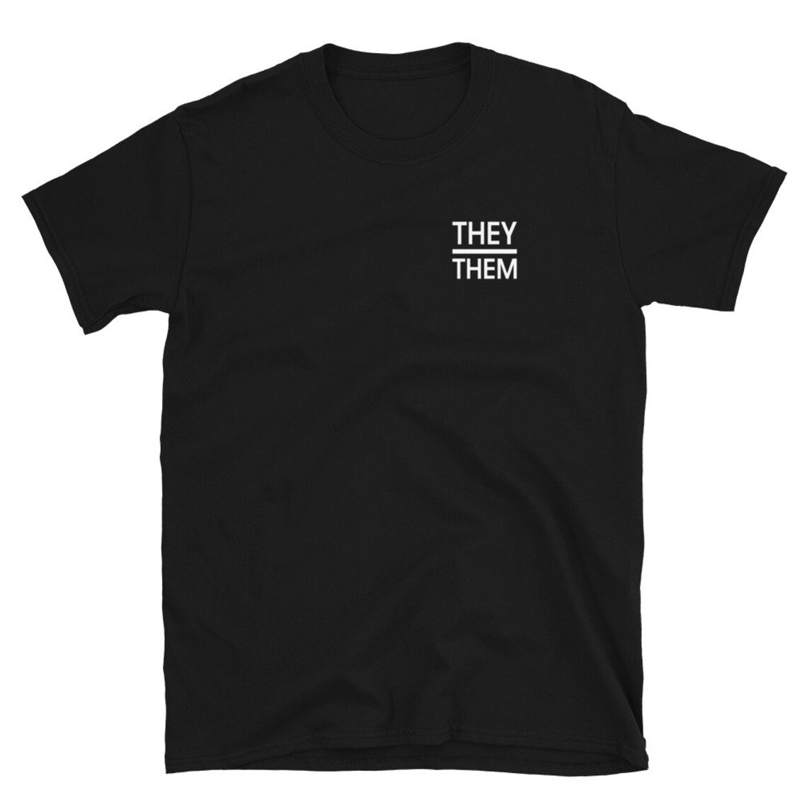 THEY / THEM Pronoun T-shirt - Gender Identity Shirts for Non-binary ...