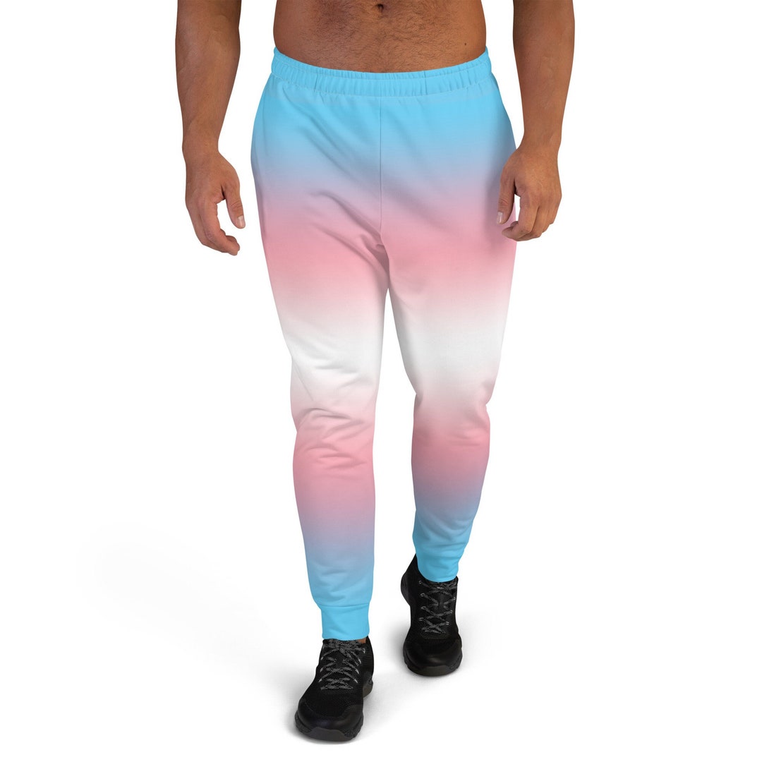 Ombre Transgender Pride Jogger Sweatpants for Trans Man, Trans Woman ...