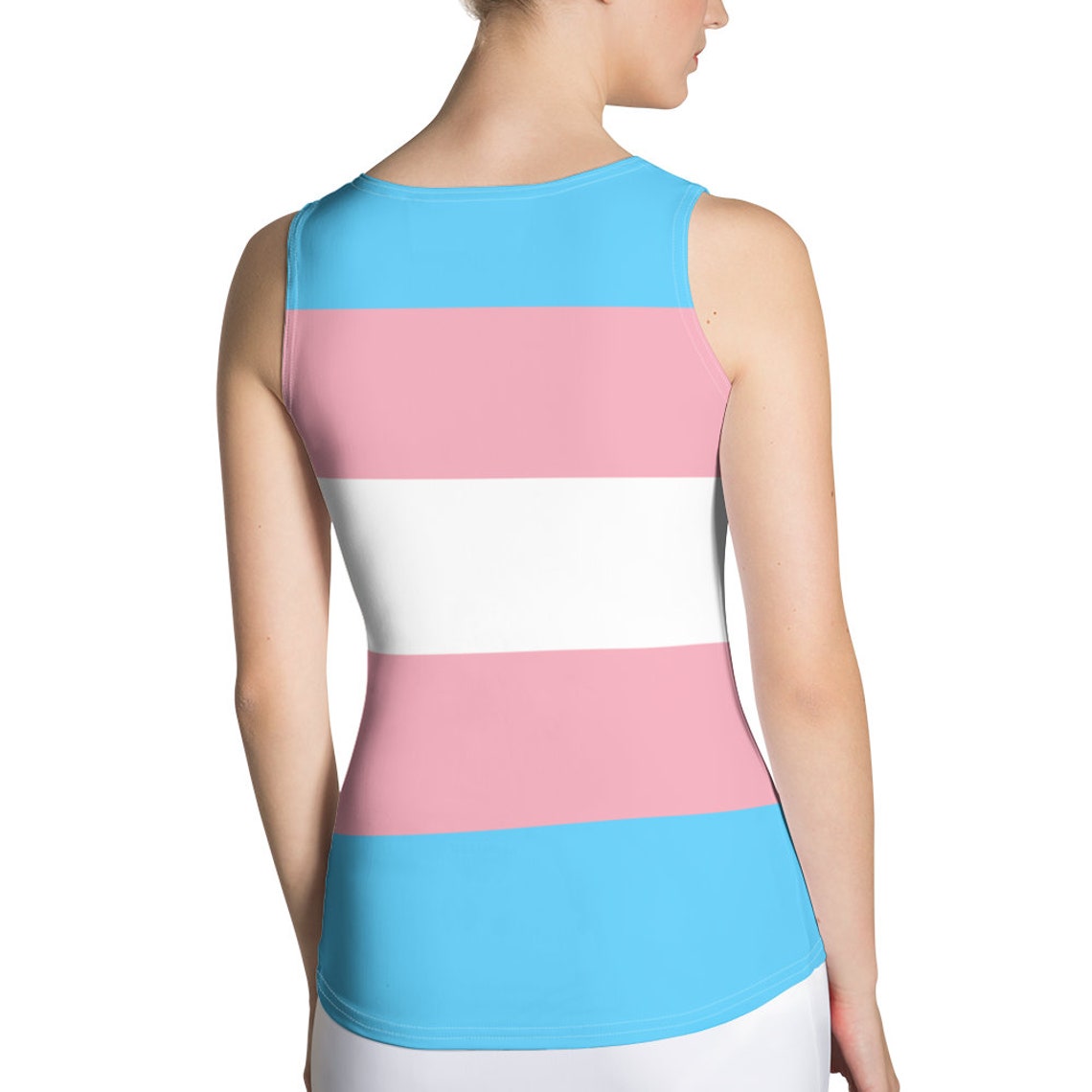 Transgender Pride Flag Tank Top Masc and Femme Fits MTF - Etsy Finland