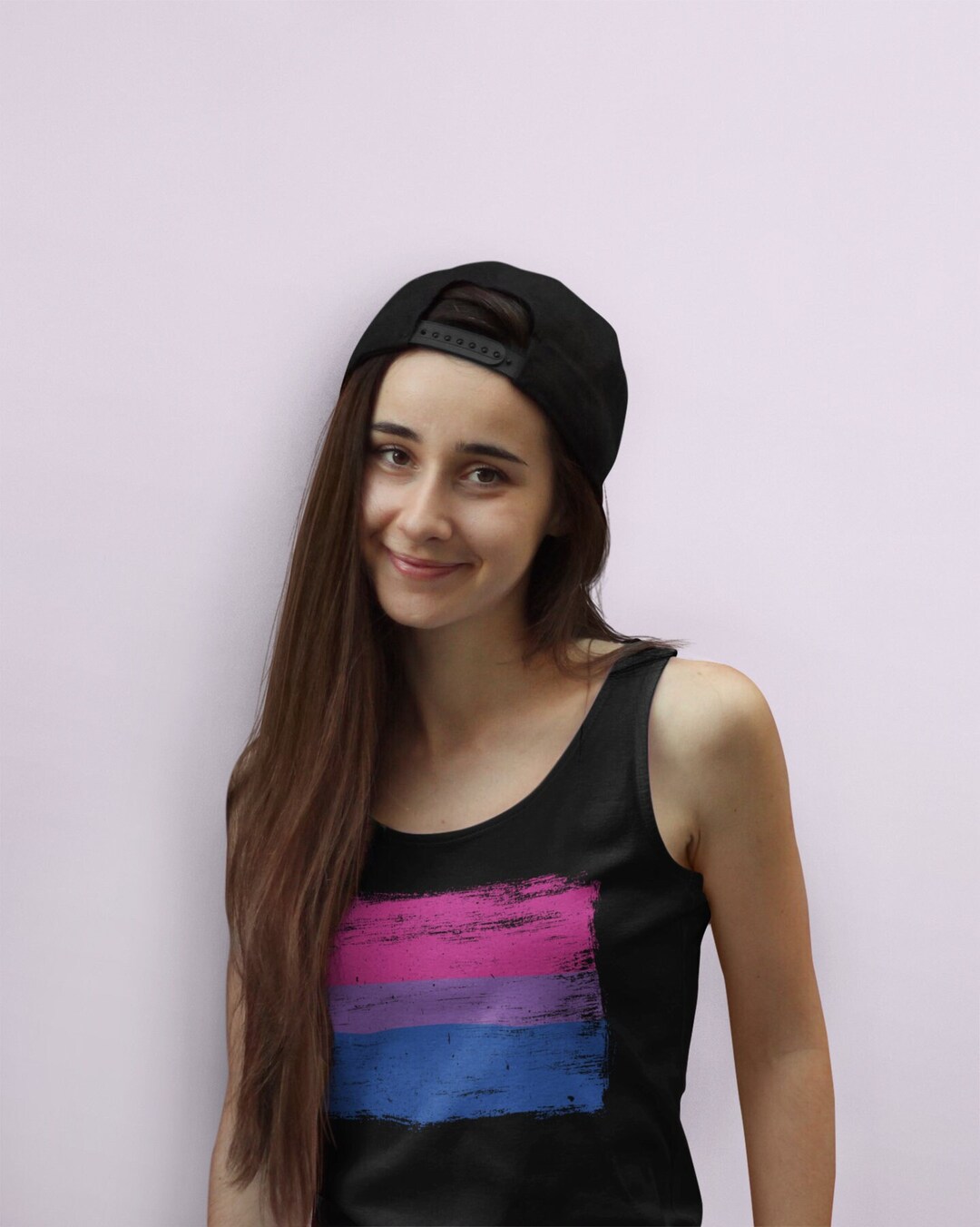 Bisexual Pride Tank Top – Vintage Distressed Bi Flag - Etsy