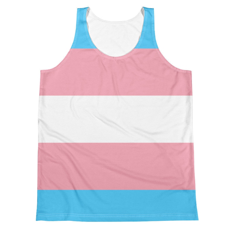 Transgender Pride Flag Tank Top Masc and Femme Fits MTF - Etsy
