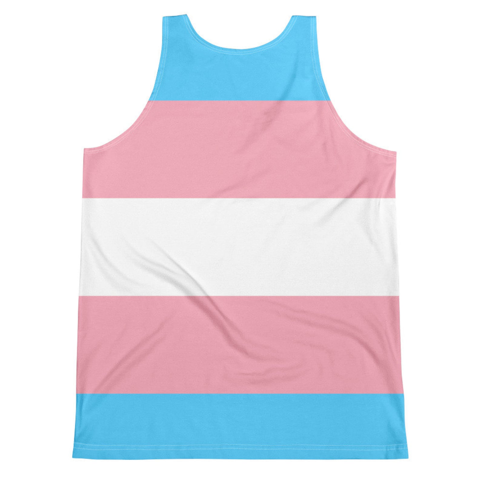 Transgender Pride Flag Tank Top - Masc and Femme Fits - MTF FTM Trans ...