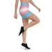 Transgender Pride Flag Ombre Bike Shorts in Blue, Pink, and White - Etsy