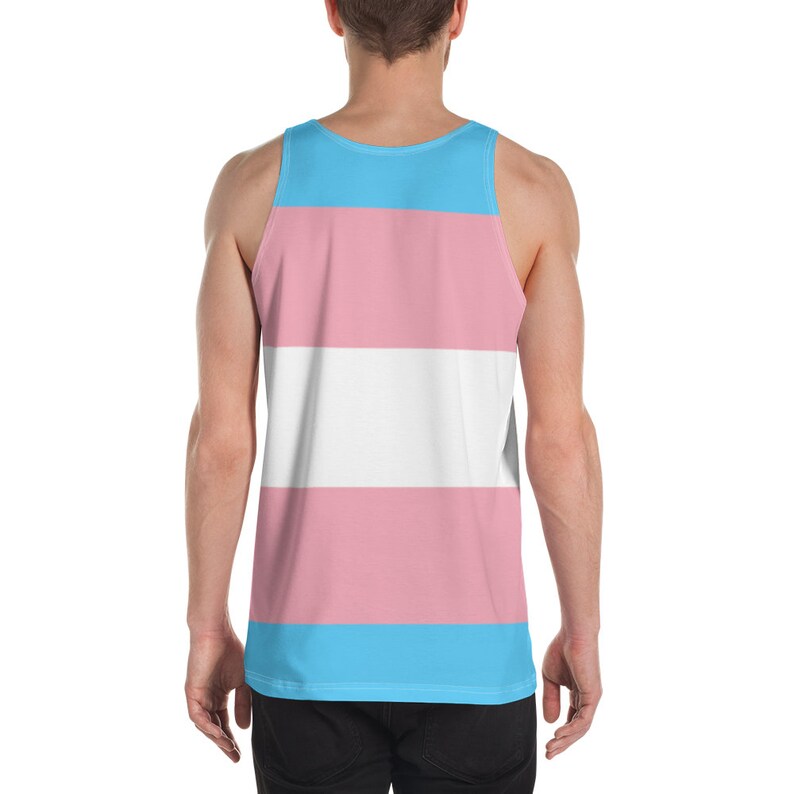 Transgender Pride Flag Tank Top Masc and Femme Fits MTF - Etsy