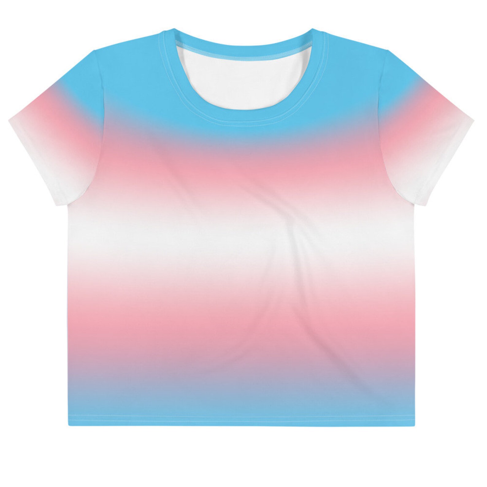 Transgender Pride Crop Top - Ombre Gradient Fade - Etsy