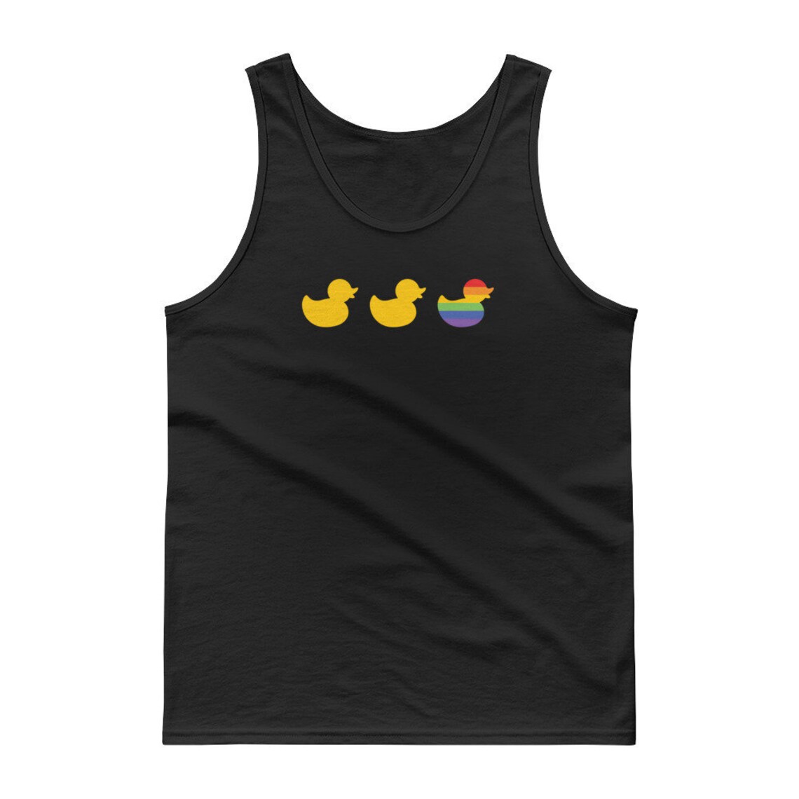 Duck Duck Gay Duck - Pride Tank Top for Minnesotans With Rainbow Duck ...